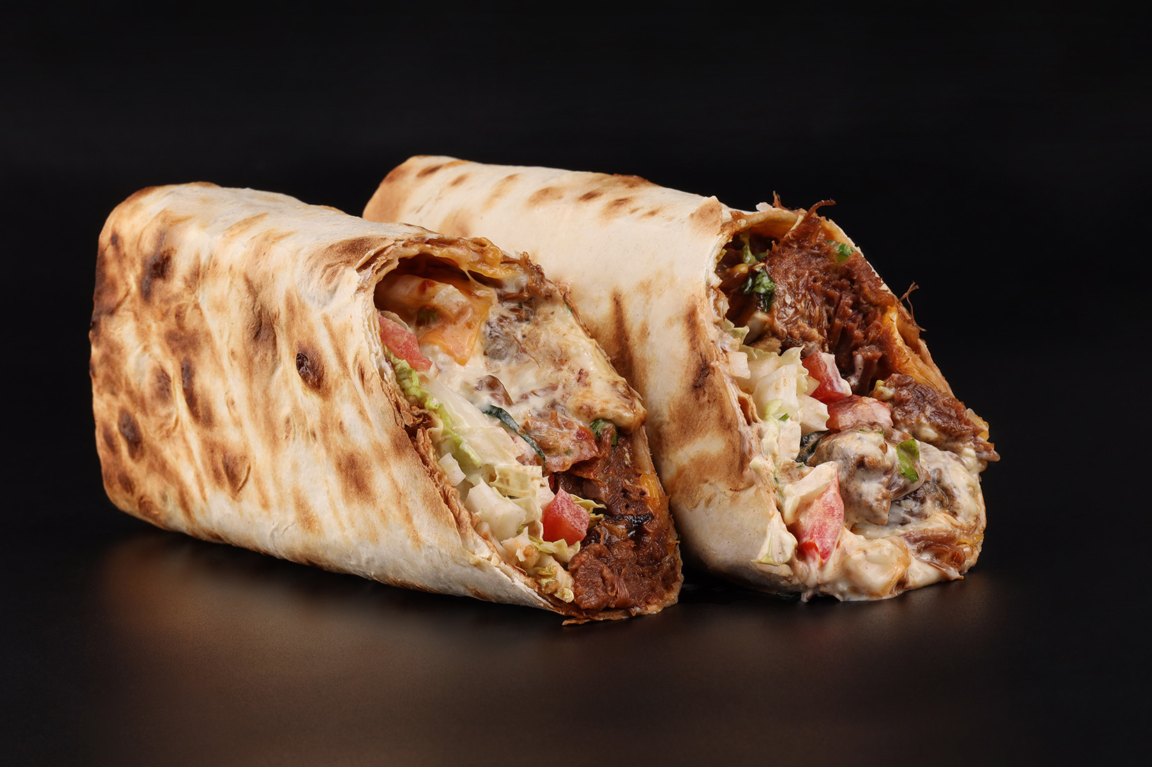 Doner with braised beef | Myastoriya Meat Bar. Delivery of meat, steaks ...